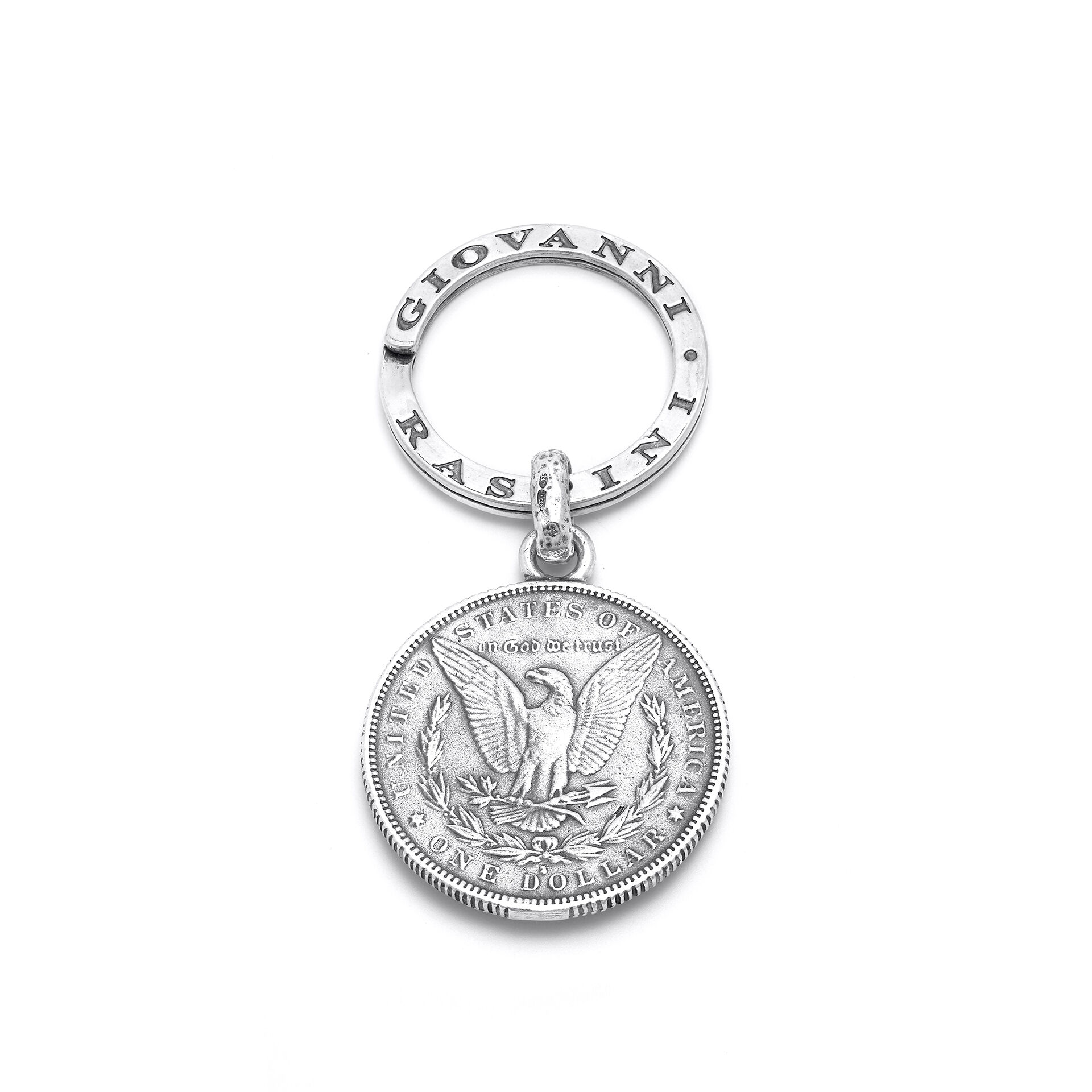 Coin Key Ring in Sterling Silver | Giovanni Raspini