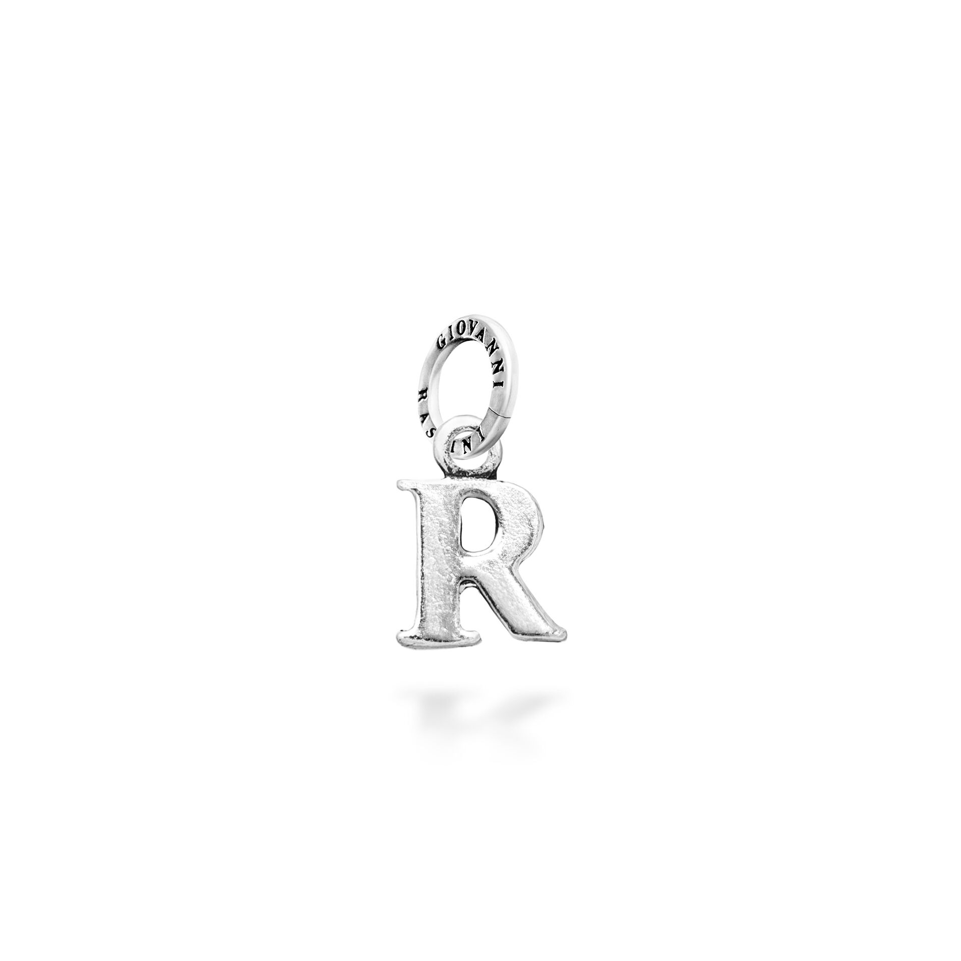 Charm Mini Lettera Logo "R" in Argento 925 | Giovanni Raspini