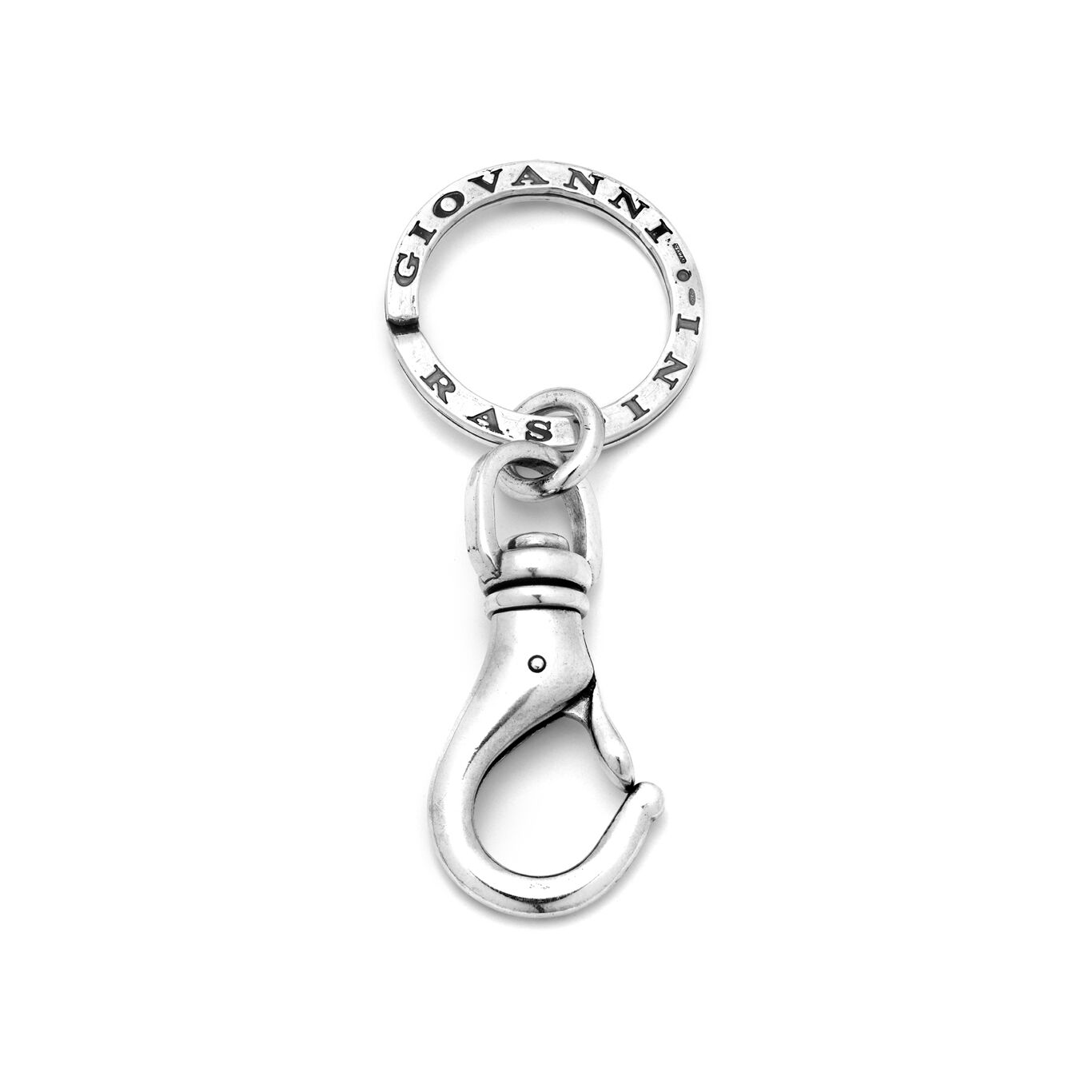 Carabiner Key Ring in Sterling Silver | Giovanni Raspini