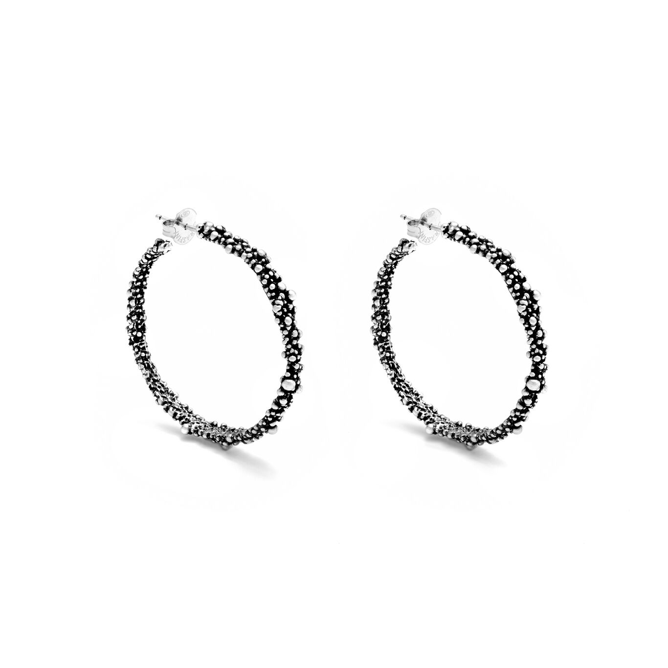 Créoles Perlage in Argent massif | Giovanni Raspini