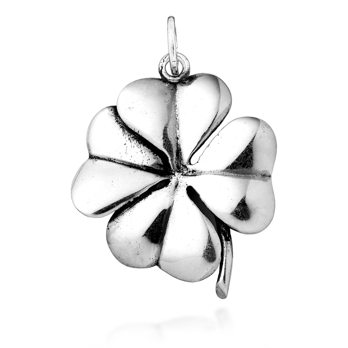 Charm Trébol de Cuatro Hojas Grande in Plata 925 | Giovanni Raspini