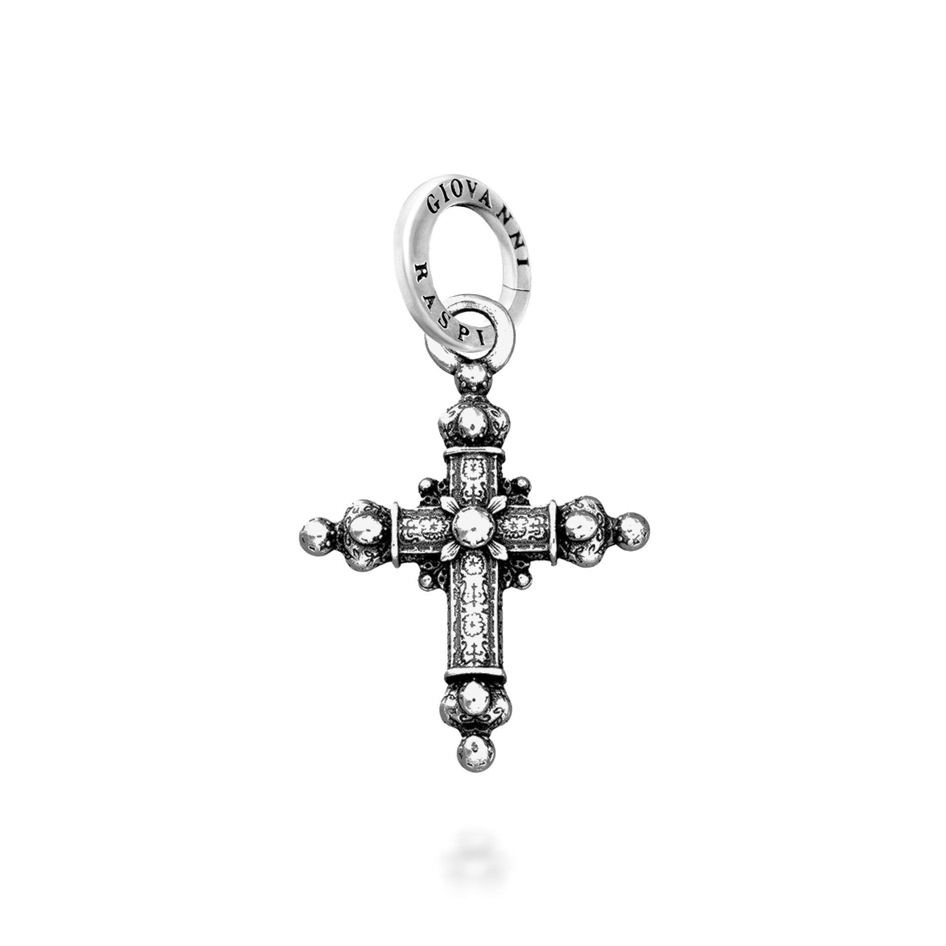Charm Croce Barocca in Argento 925 | Giovanni Raspini