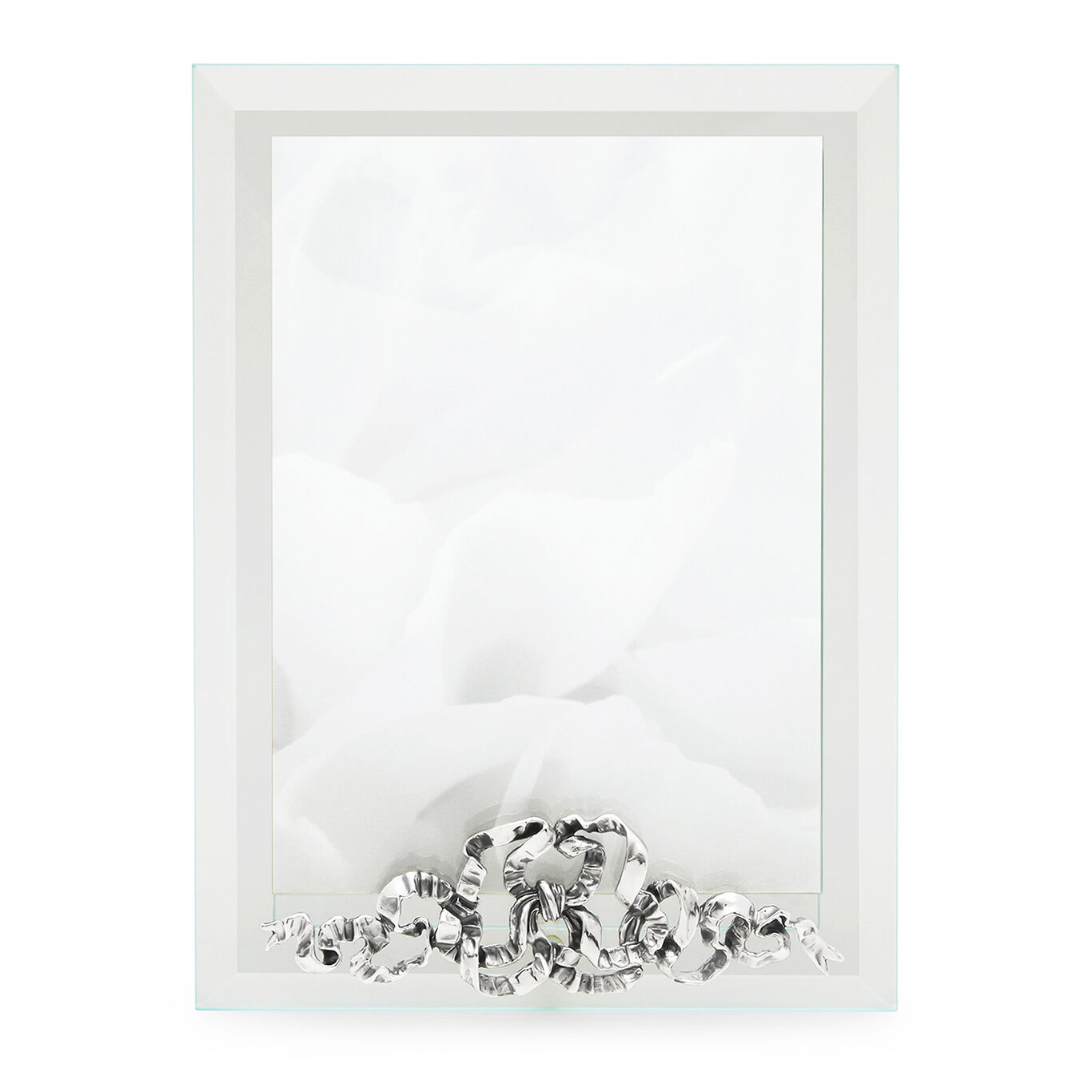 Cornice Luce Nodo D'Amore Grande in Argento 800 e vetro extra chiaro ...