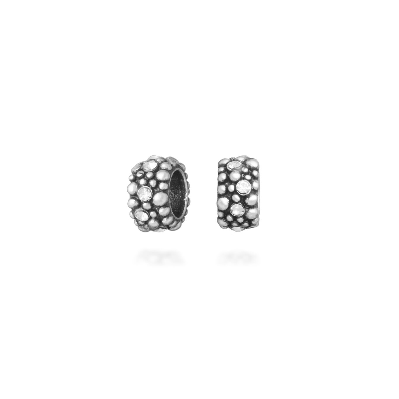 Crystal Bead in Sterling silver and cubic zirconia | Giovanni Raspini