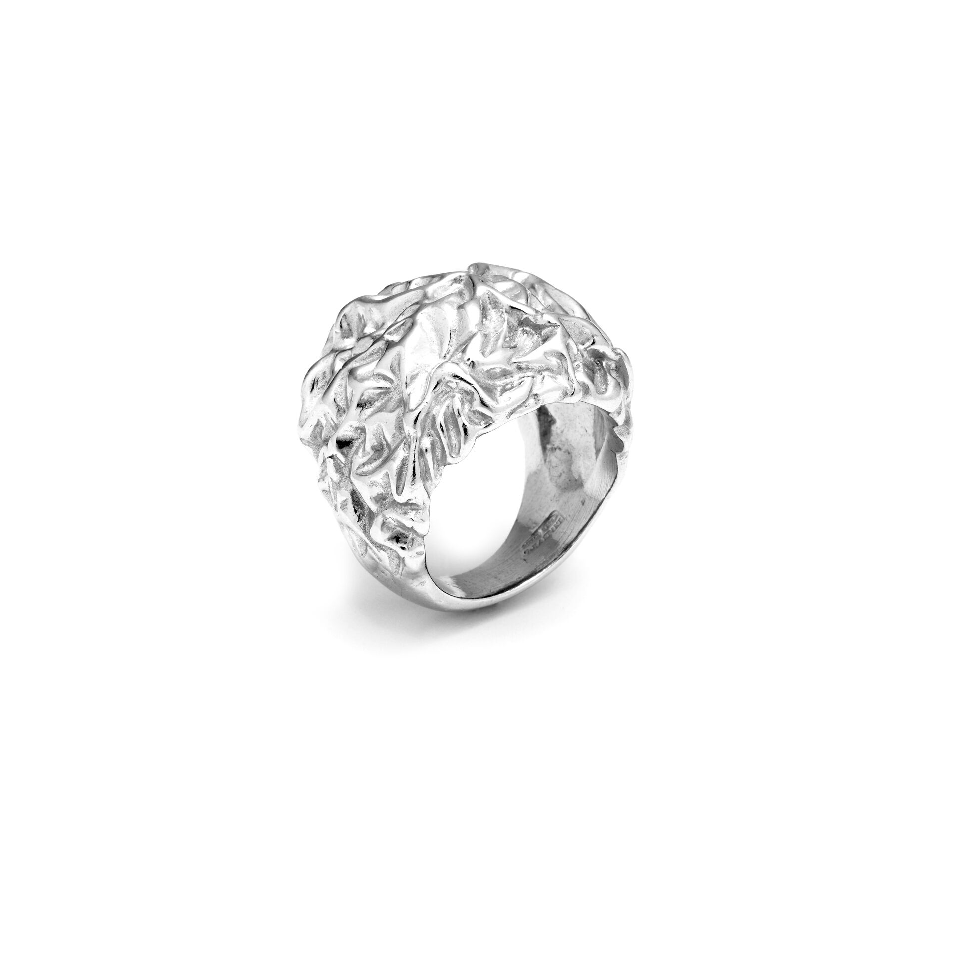 Petra Big Ring in Sterling Silver | Giovanni Raspini