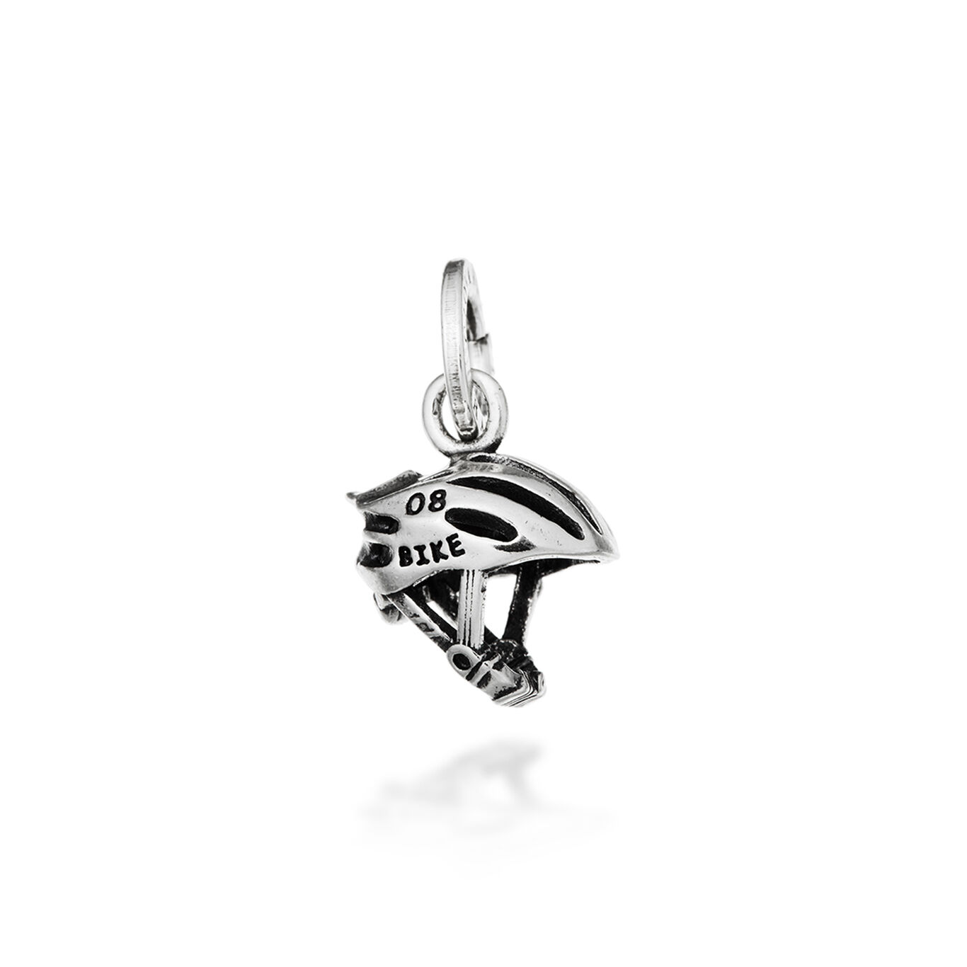 Bike Helmet Charm in Sterling Silver | Giovanni Raspini