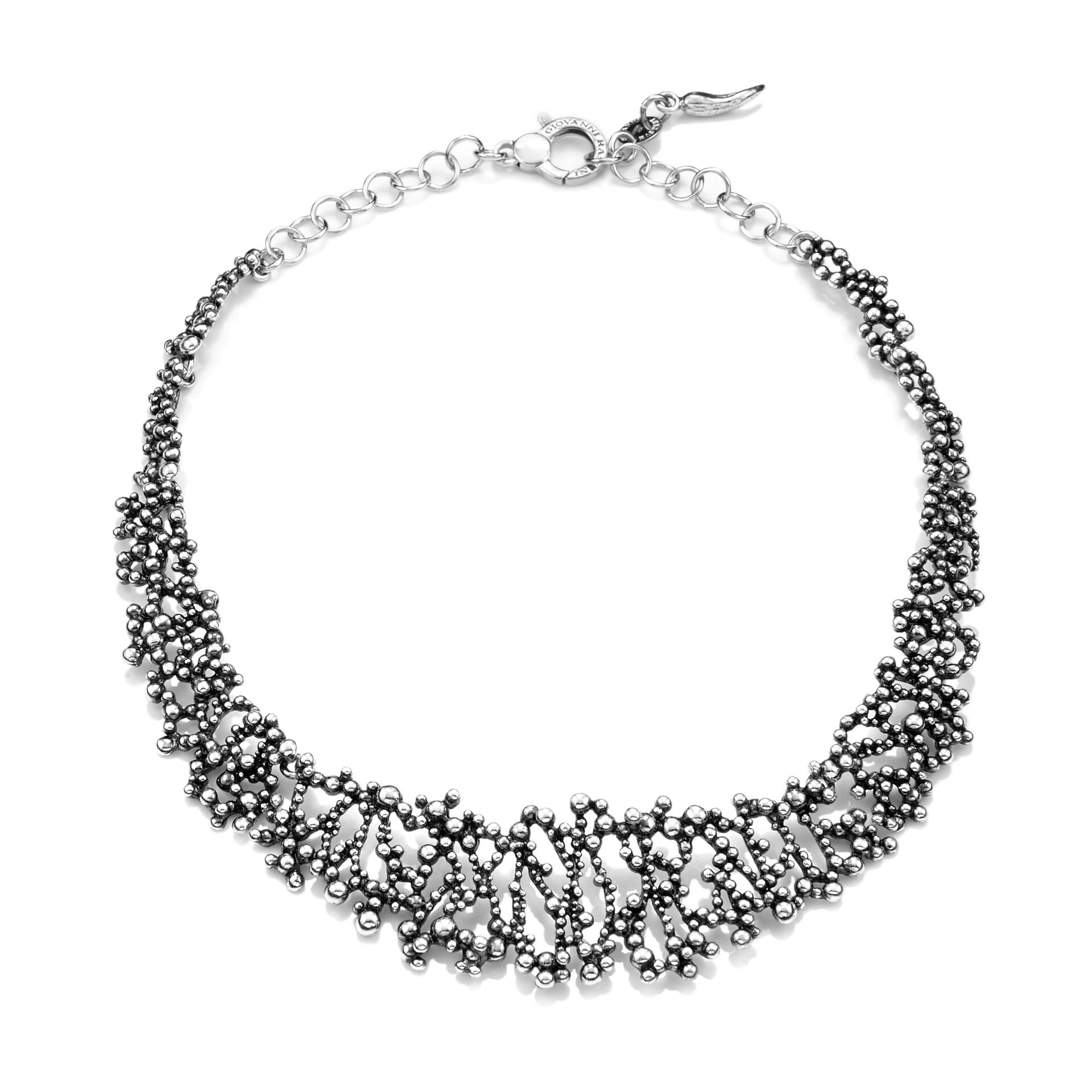 Perlage Necklace in Sterling Silver | Giovanni Raspini